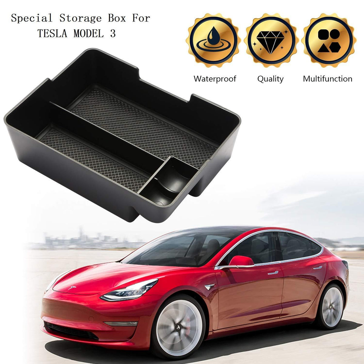 NEW Center Console Tray Organizer for Tesla Model 3 & Y 2021 ...